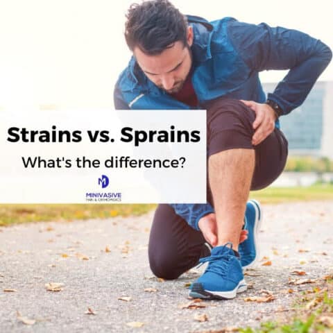 4 Key Differences Between Sprains and Strain - Minivasive Pain